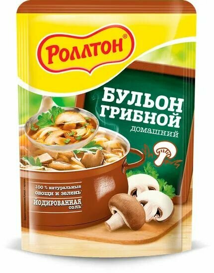 Бульон Роллтон, грибной, 24 шт. по 90 г