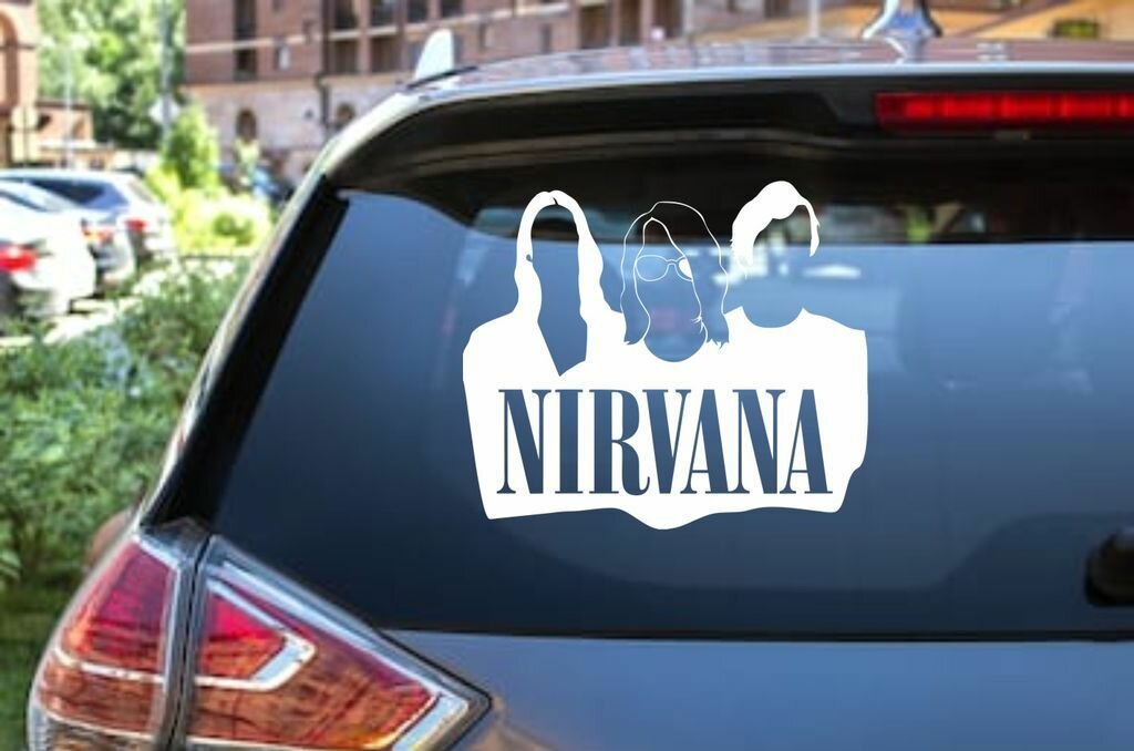 Наклейка виниловая Nirvana, Нирвана № 4
