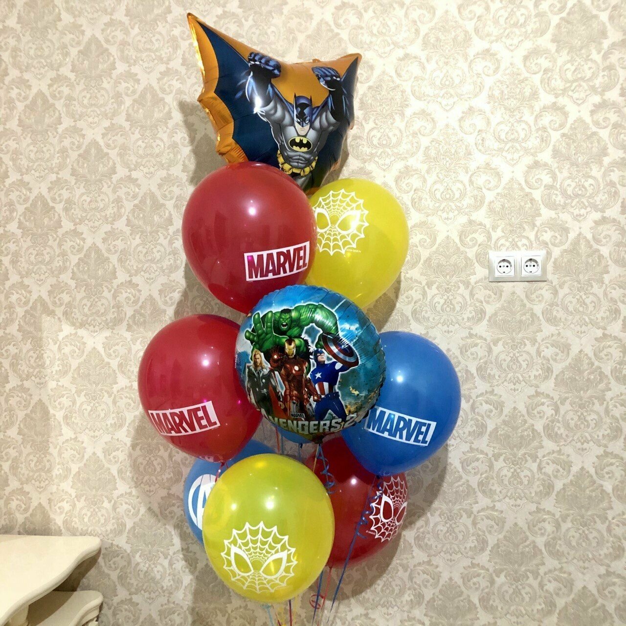 Шарики гелиевые MARVEL