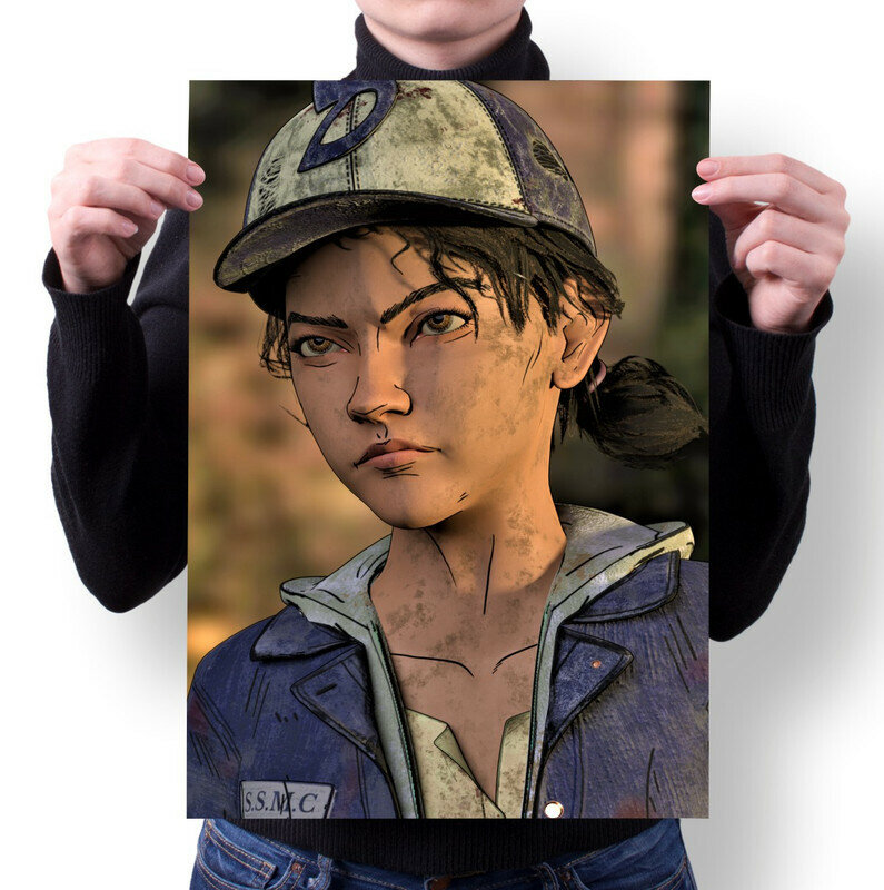 Плакат А2 Принт "Ходячие мертвецы, игра" - 6