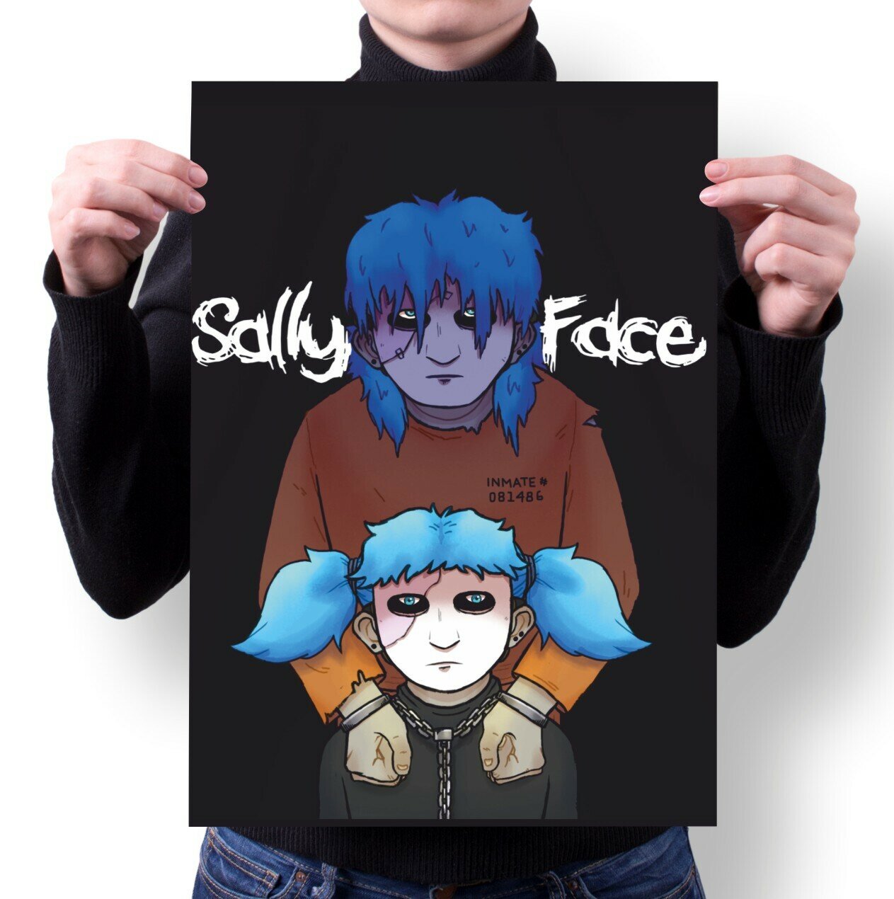 Плакат А3 Принт "Салли Фейс, Sally Face" - 5