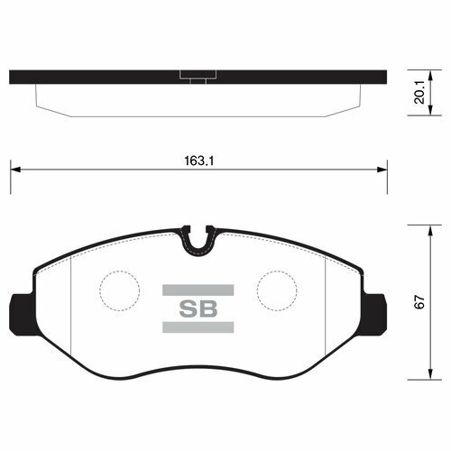 Колодки тормозные дисковые Sangsin sp1622