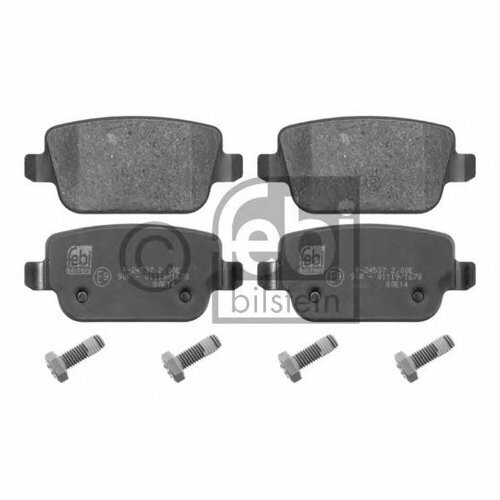 Комплект задних тормозных колодок Febi 16642 для Ford Focus (2004-2013), Ford Galaxy (2006-2015), Ford Kuga (2008-2012)