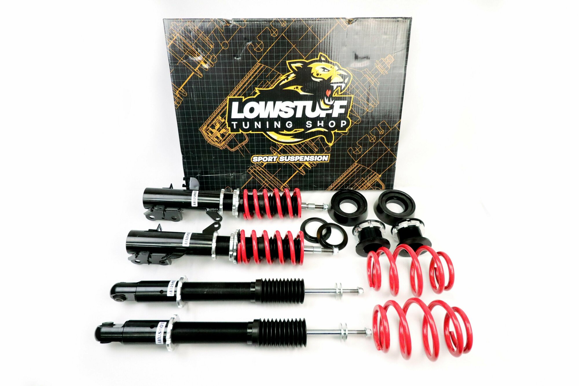 Nissan Tiida C11 Note E11 Винтовая подвеска койловеры с регулировкой высоты и преднатяга пружин LOWSTUFF EVO-II LSCSNI042