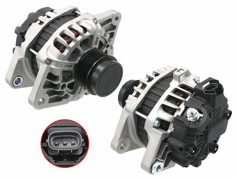 Генератор HYUNDAI I30 12-17/IX20 15-19/KIA RIO 12-15/CEED 1.4/1.6 12-18 G4F# 12V 90A Sat арт. ST850056
