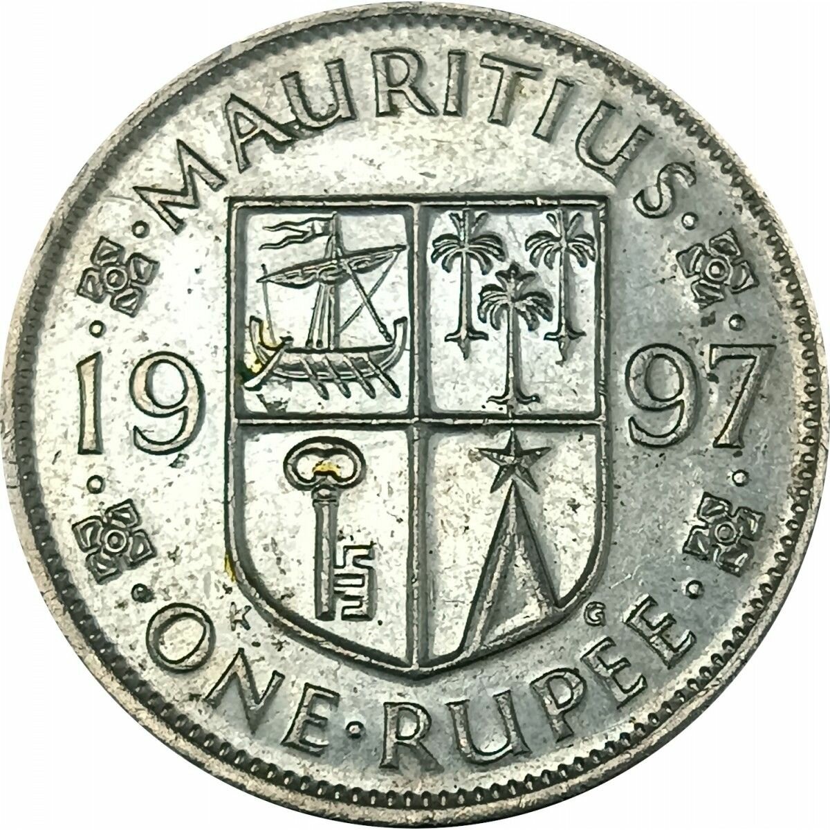 1 рупия 1997 Маврикий из оборота