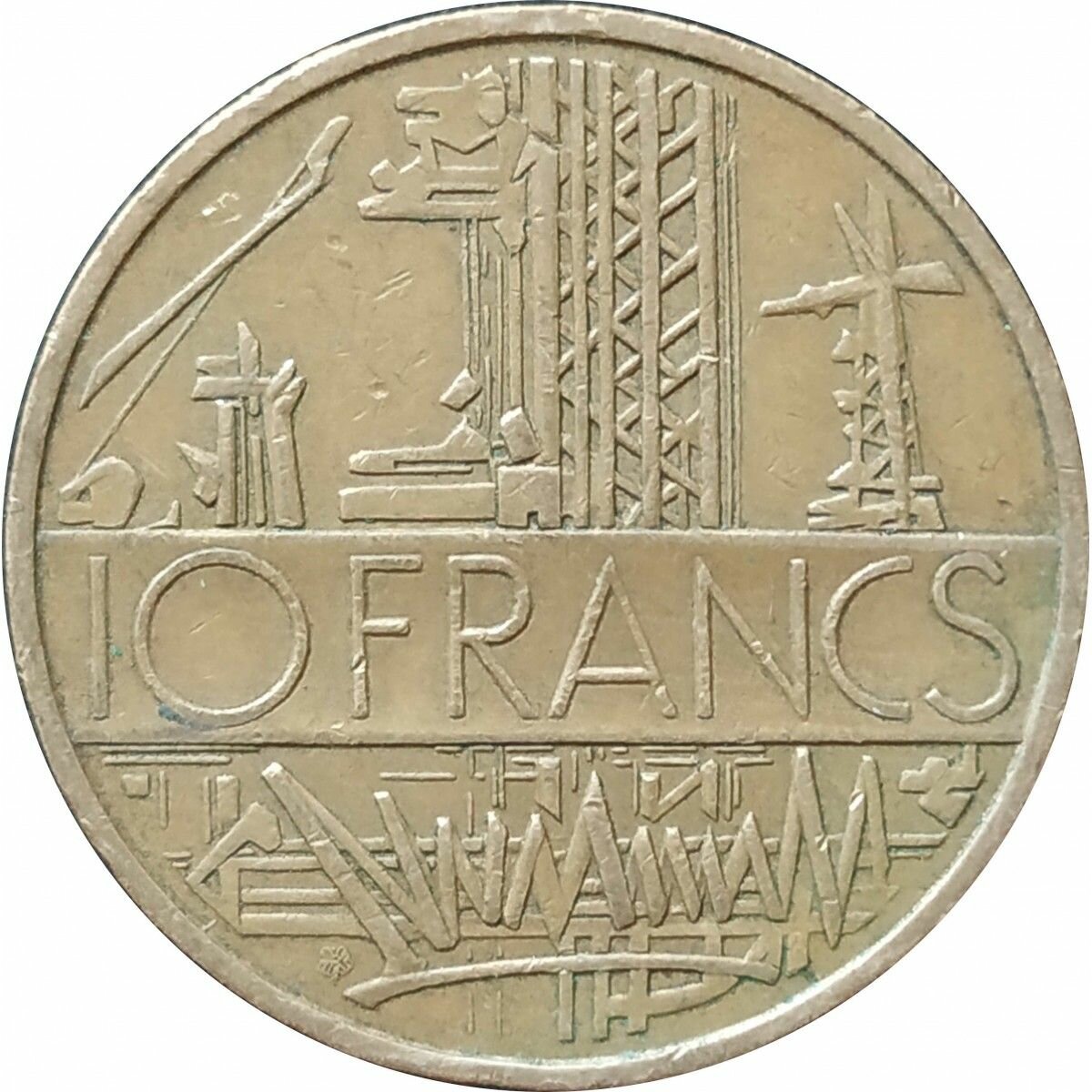 10 франков 1977 Франция из оборота