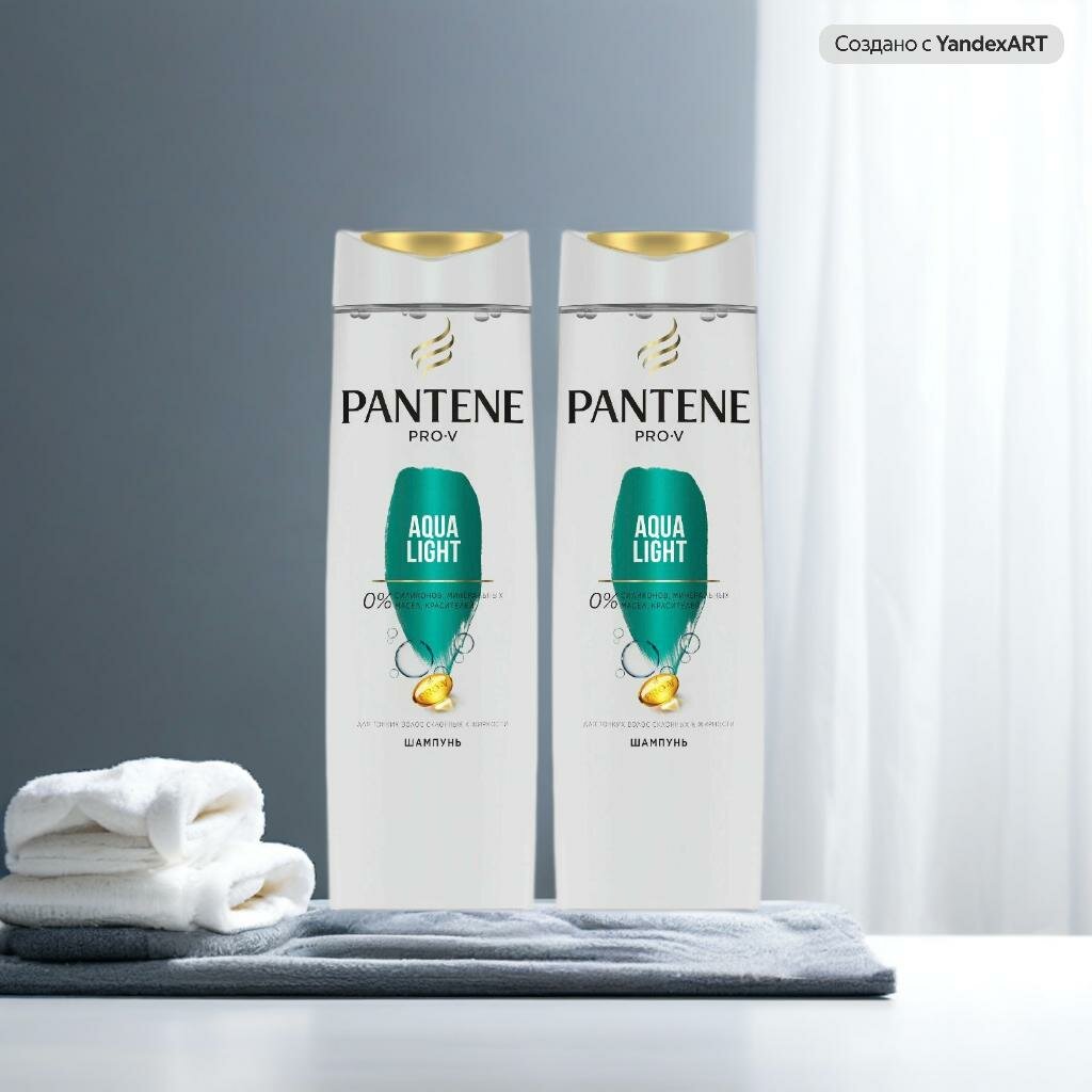 Шампунь для волос Pantene Pro-V Aqua Light, 250 мл, 2 шт