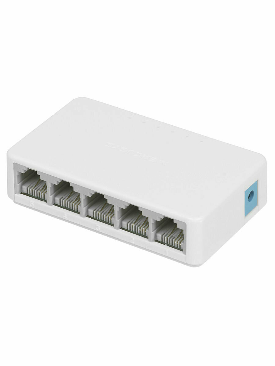 Коммутатор неуправляемый Mercusys MS105 5x10/100, пластиковый корпус