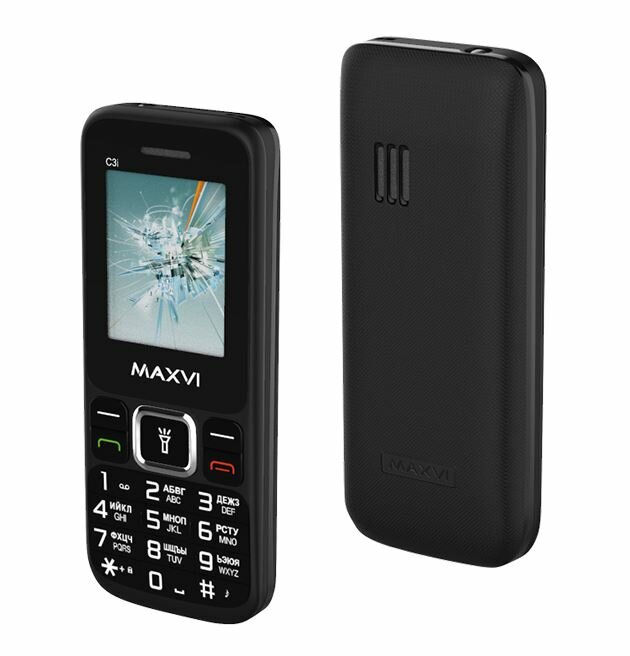 Сотовый телефон MAXVI C3i черный