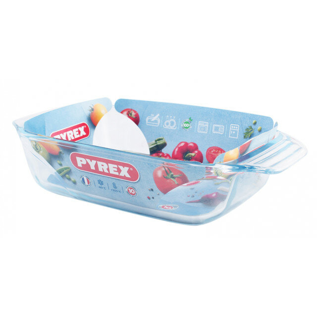 PYREX форма для запекания 26x17 см прямоугольная жаропрочное стекло для духовки