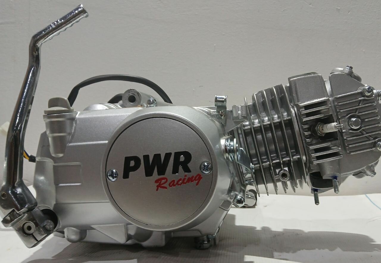 Двигатель 125см3 153FMI (52.4x55.5) механика, 4 скорости, без стартера Питбайк PWR Racing FRZ 125