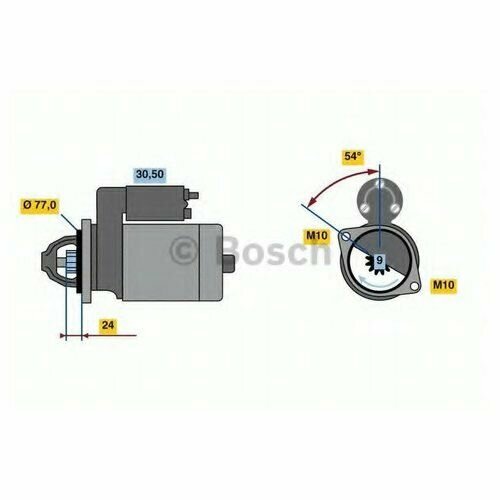 Стартер Bosch 0001138017
