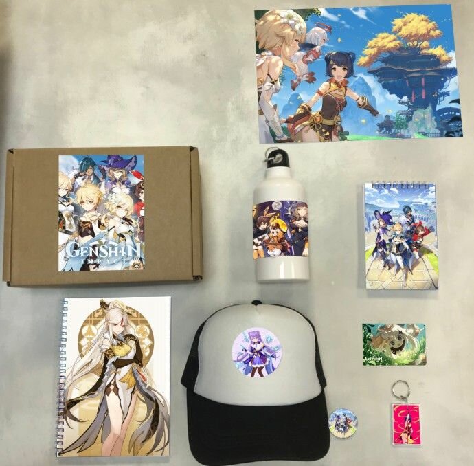 Бокс Genshin Impact, Геншин Импакт №2, Товары с вашими картинками
