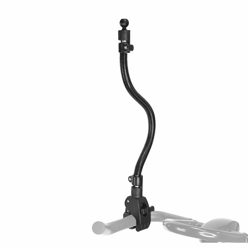 Крепление VINmounts на руль, трубу с длинной изгибаемой штангой. Шар 25 мм (1") (VIN-B-50)