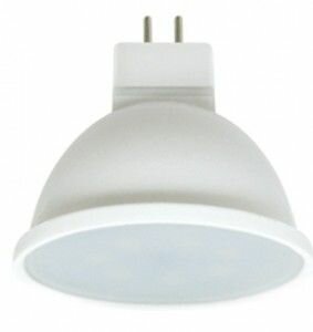 Лампа светодиодная Ecola MR16 GU5.3 3 ступени димм. 8W 4200K 4K (шаг 100%/50%/10%) 48x50 матов. Premium M2FV80ELC