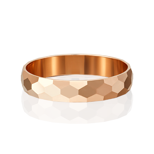 Кольцо, красное золото, 585 проба