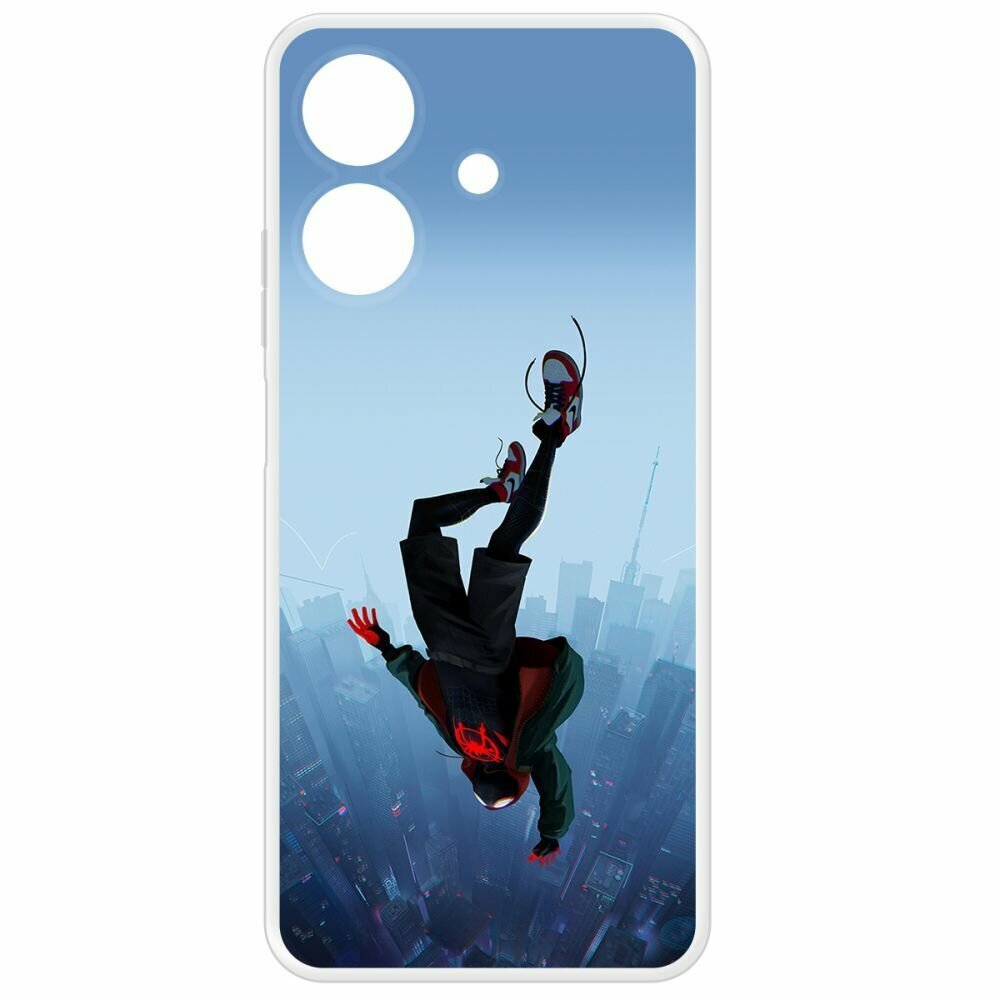 Чехол-накладка Krutoff Clear Case Человек-Паук. Майлз Моралес для Realme Note 60