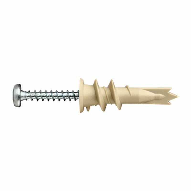 Дюбель pba винтовой С шурупом 12X37 (100 шт)