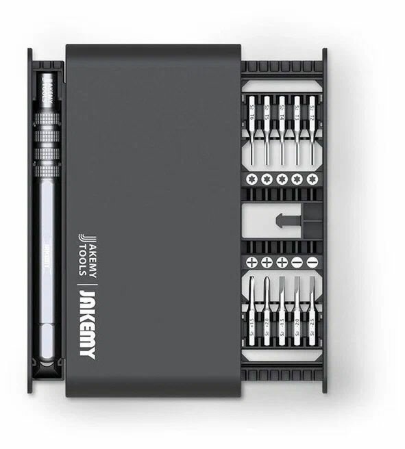Отвёртка с набором бит Jakemy JM-8170