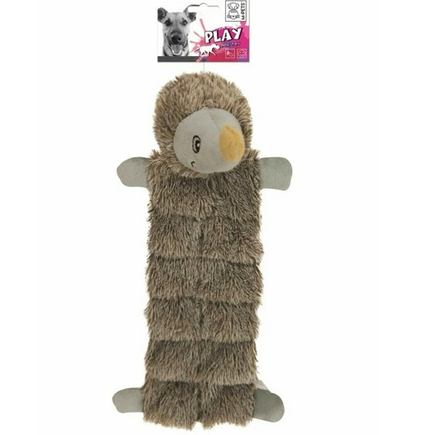 M-PETS Игрушка Ёжик длинный мягкая 43 см