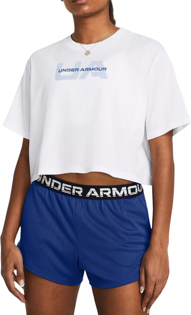 Футболка спортивная UA W BOXY CROP BRANDED SS