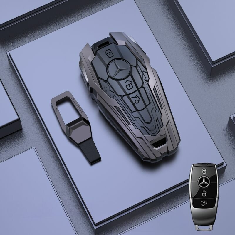 Металлический чехол для ключа Mercedes-Benz черный A