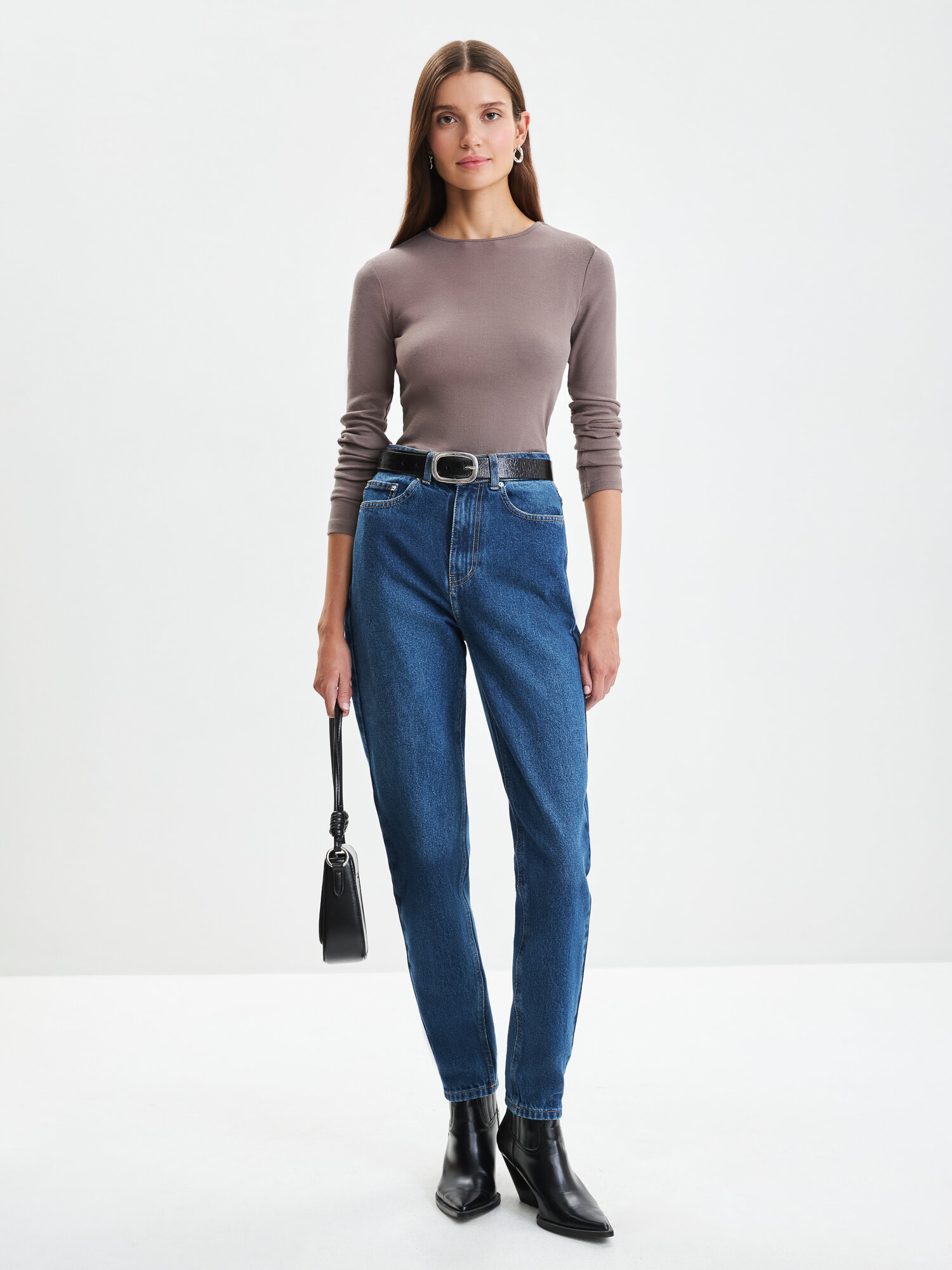 Джинсы мом mom 