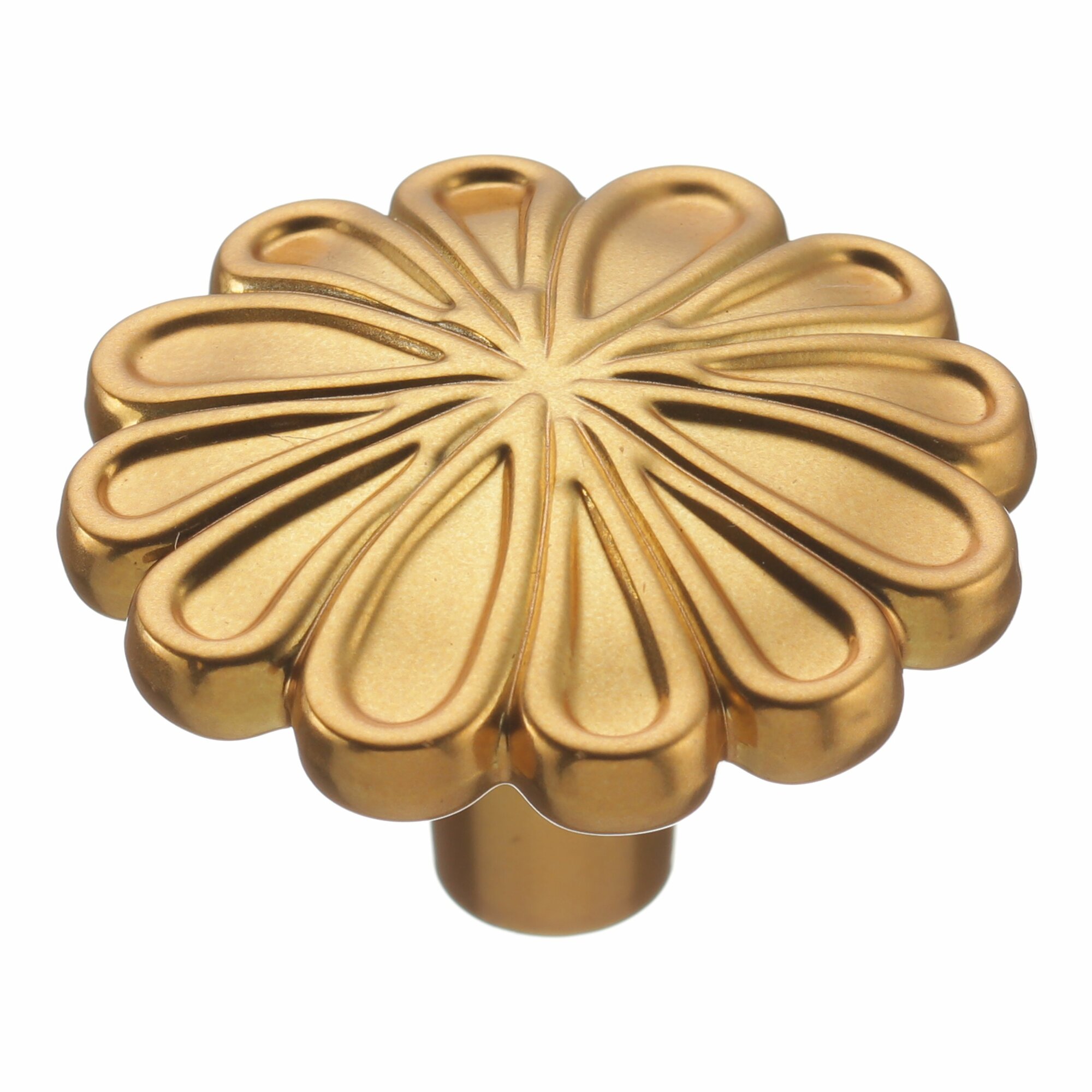 Ручка мебельная кнопка GIUSTI LINEA DECOR WPO742.035.00G5 глянцевое золото