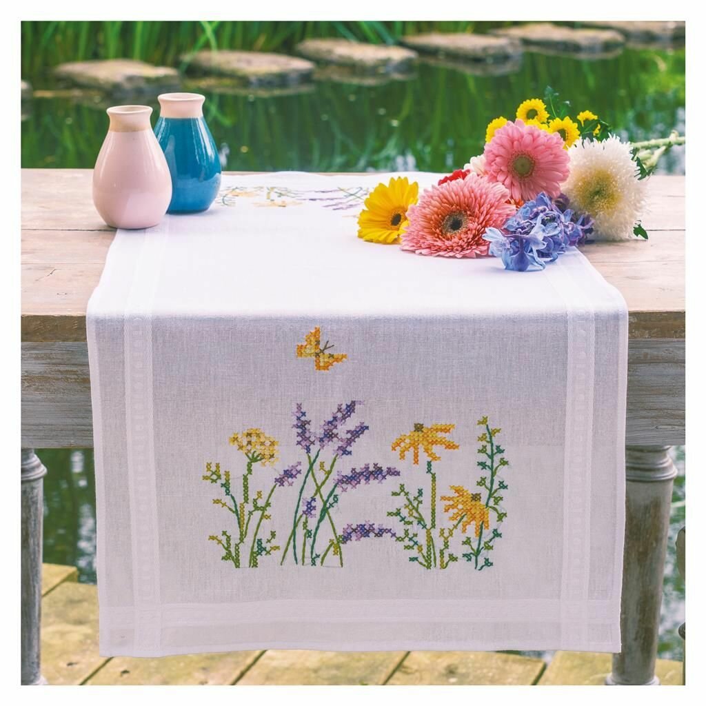 PN-0202034 Набор для вышивания дорожки Vervaco "Лаванда"