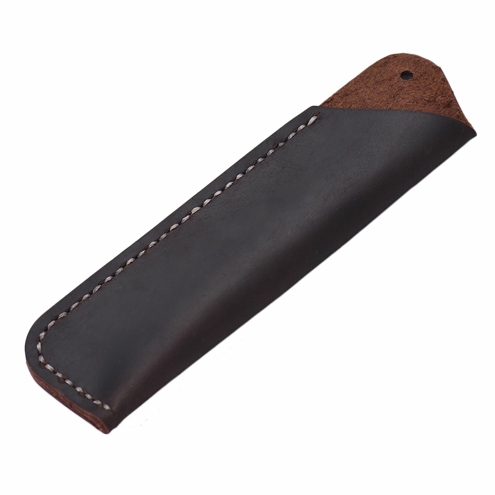 Handmade Retro Vintage Full Grain Leather Pencil Case Чехол для ручек Организатор