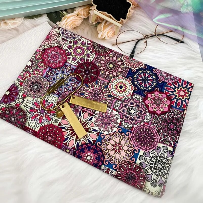 Хлопковая ткань с мандалами в индийском стиле, винтажный текстиль в стиле бохо, декоративная 006