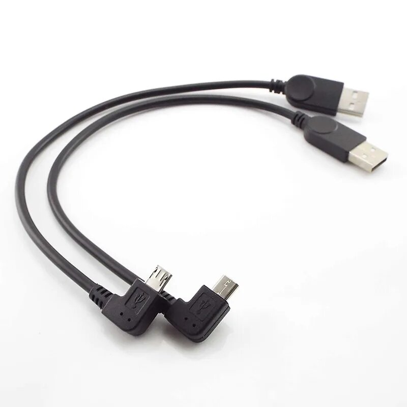Micro USB кабель 90° right — фото 1