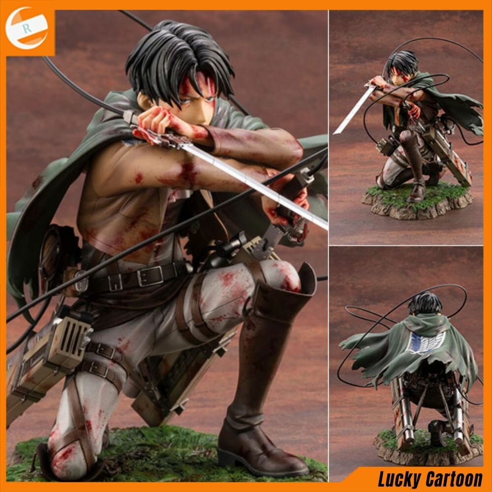 Фигурка атака титанов леви аккерман / Attack on Titan Levi Ackerman коллекционные фигурки (18см)