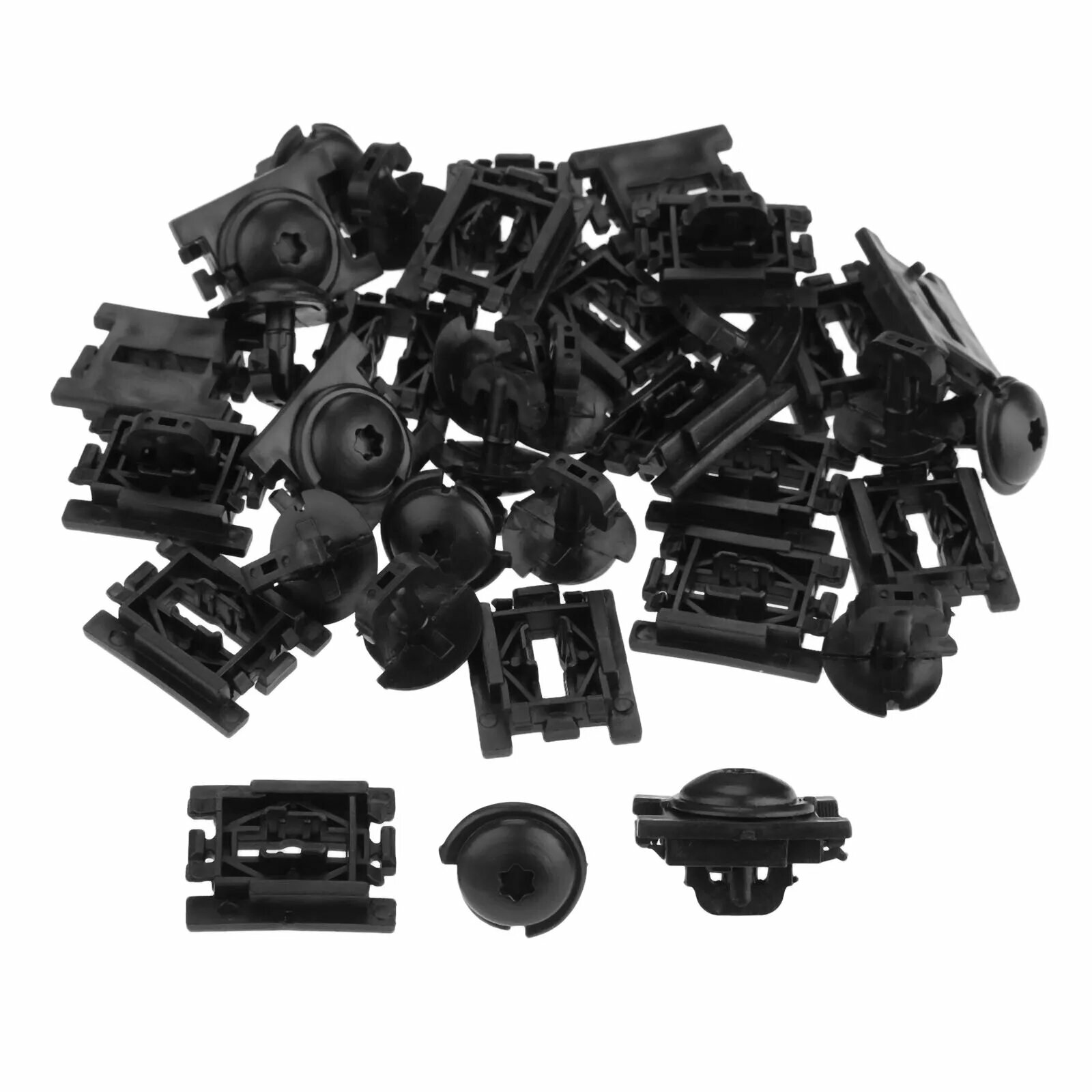 Комплект фиксирующих зажимов для крыльев автомобиля Peugeot автоматический брызговик, Citroen C4 307, 20 шт, нейлон C-TRIOMPHE