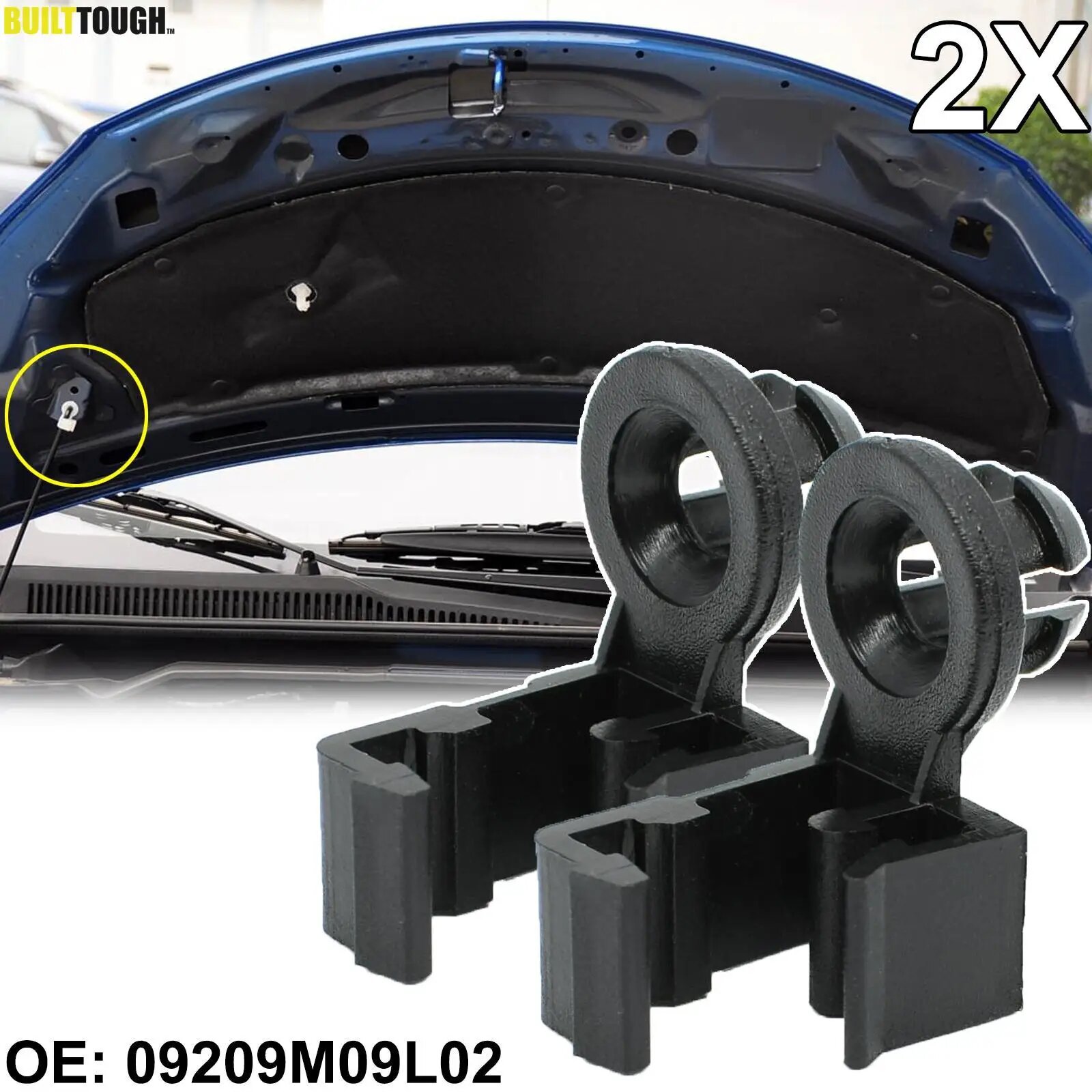 2 шт. держатель для капота с фиксатором для Suzuki Alto Baleno Swift SX4 Splash Ignis 09209M09L02