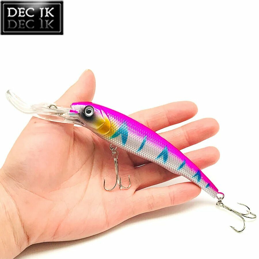 Большой блесна для морской рыбалки воблеры приманки для ловли рыбы, японский Троллинг 1 шт. поддельные/твердая блесна приманка для рыбы глубина погружения искусственная приманка