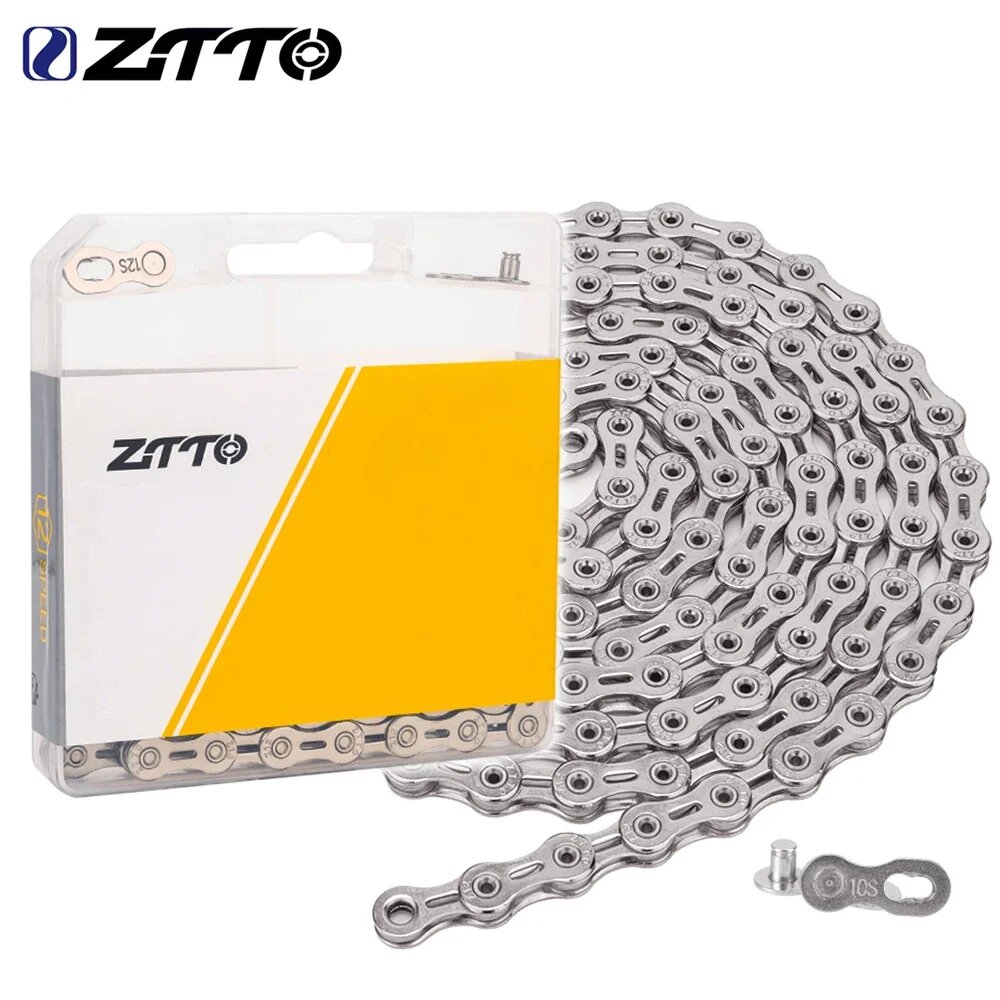 ZTTO цепь для велосипеда 10 скоростей 10S L Silver