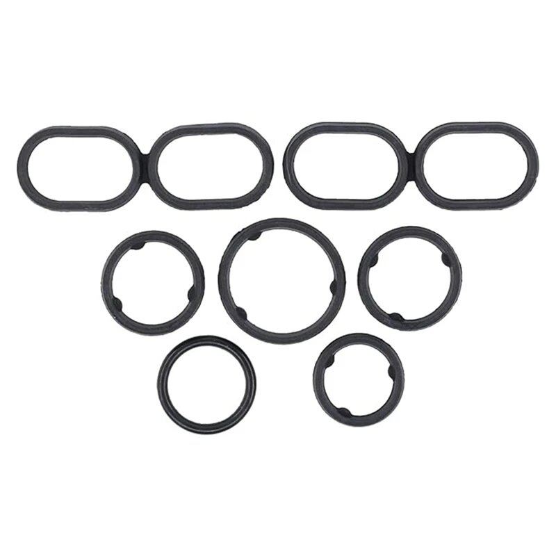 Фильтр масляного радиатора, адаптер, шайба 68191356AA для Jeep Wrangler Grand Cherokee 2014-2023, уплотнительные прокладки, детали