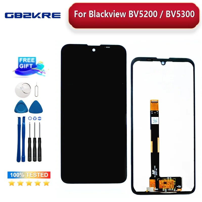 6,1 "оригинальный для BLACKVIEW BV5300 BV5200 ЖК-дисплей + сенсорный экран дигитайзер для Blackview BV5300 Pro BV5300 Plus Ремонт экрана BV5300 PRO