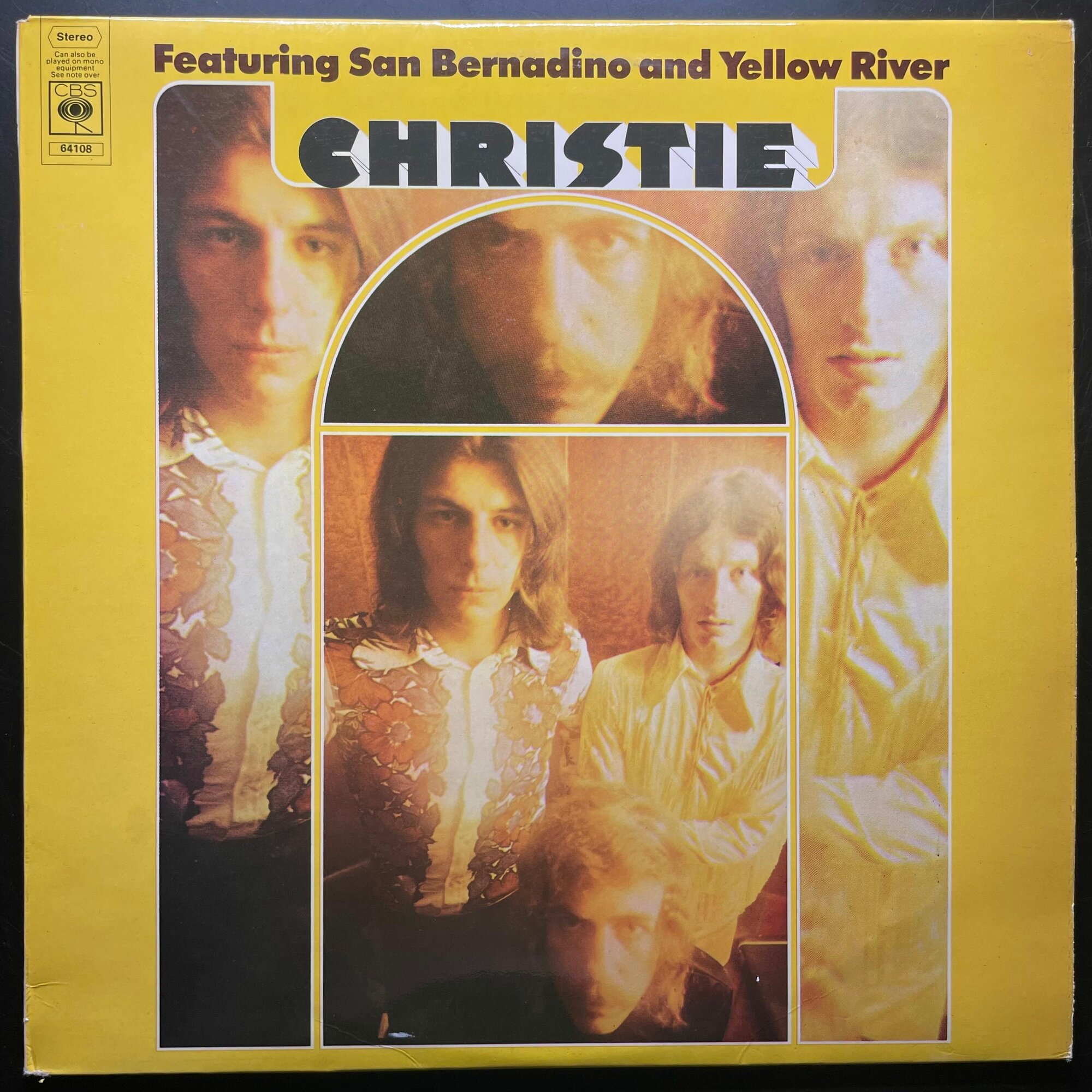Виниловая пластинка Christie - Christie Featuring San Bernadino And Yellow River (Англия 1970г.)