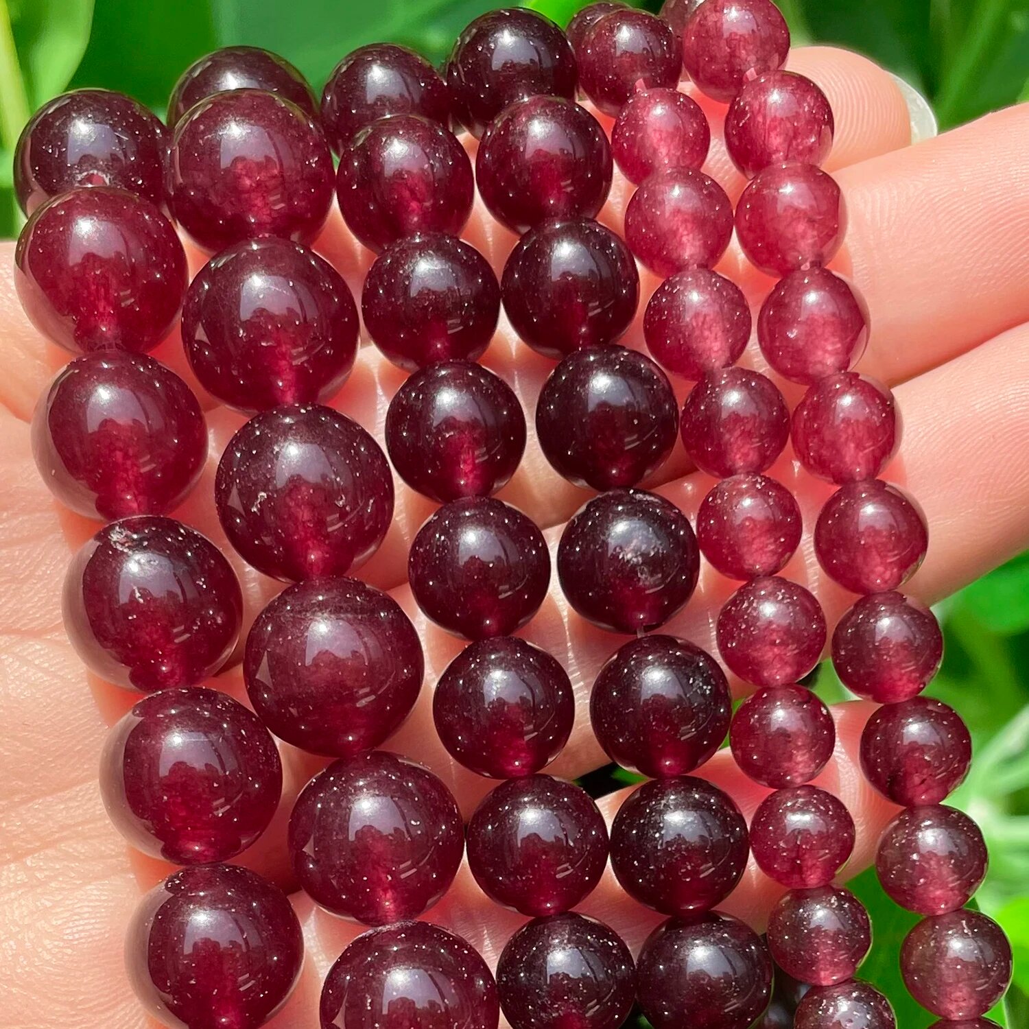 Каменные бусины халцедон xilitata 6-12 мм 6mm (approx 61pcs)