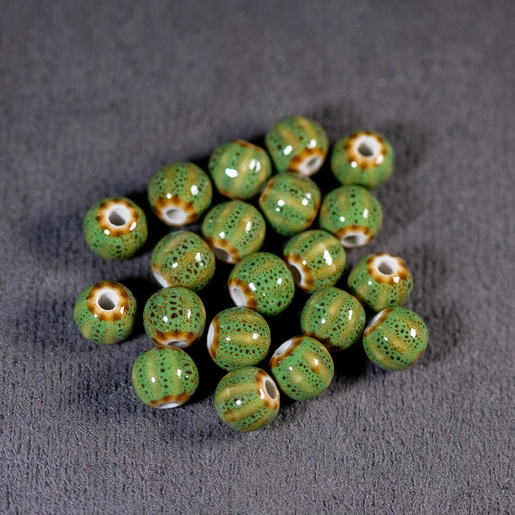 Набор керамических бусин Midofare, 20 шт, 9,5-10 мм 20pcs-10mm-TCZ010C