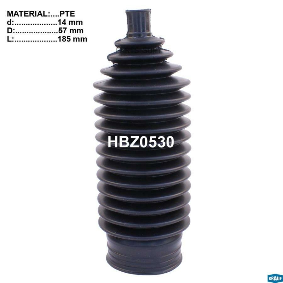 HBZ0530 KRAUF Пыльник рулевой рейки