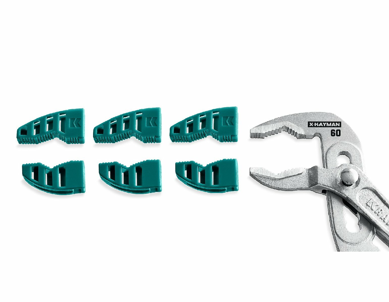 Сменные защитные накладки на губки KRAFTOOL KAYMAN для клещей 250 мм набор из 3 пар пластиковые эластичные защита хромированных поверхностей