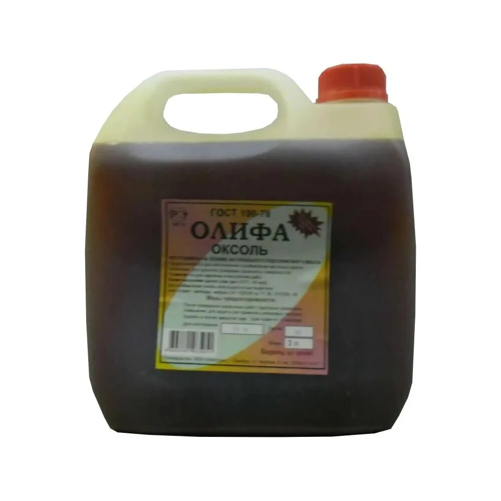 Олифа Электрум оксоль ПВ ГОСТ 190-78, фасовка 3 л 00000000129