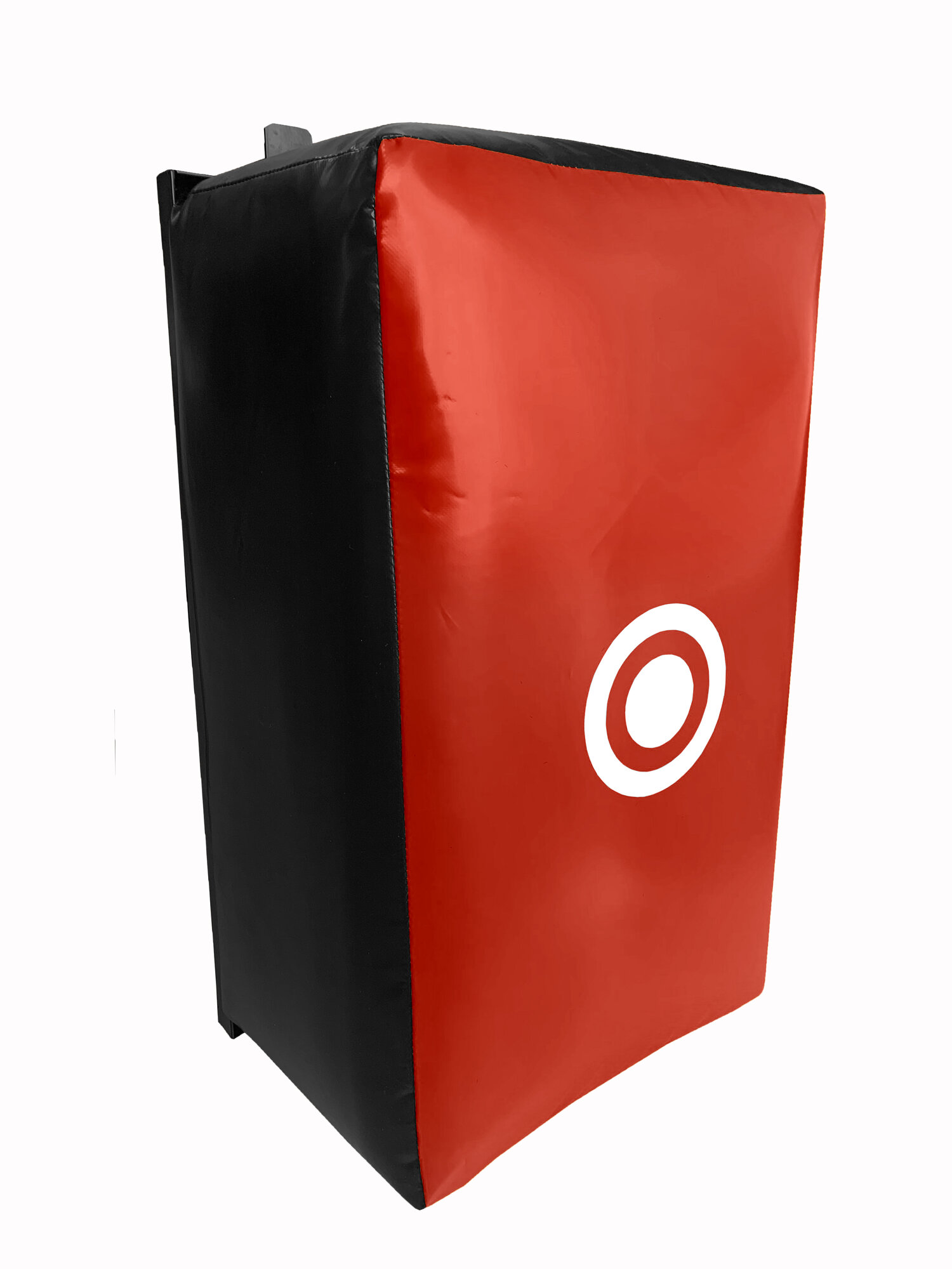 Настенная боксерская подушка "BOX " SportPanda 75х40х30 см (Черно-красный)