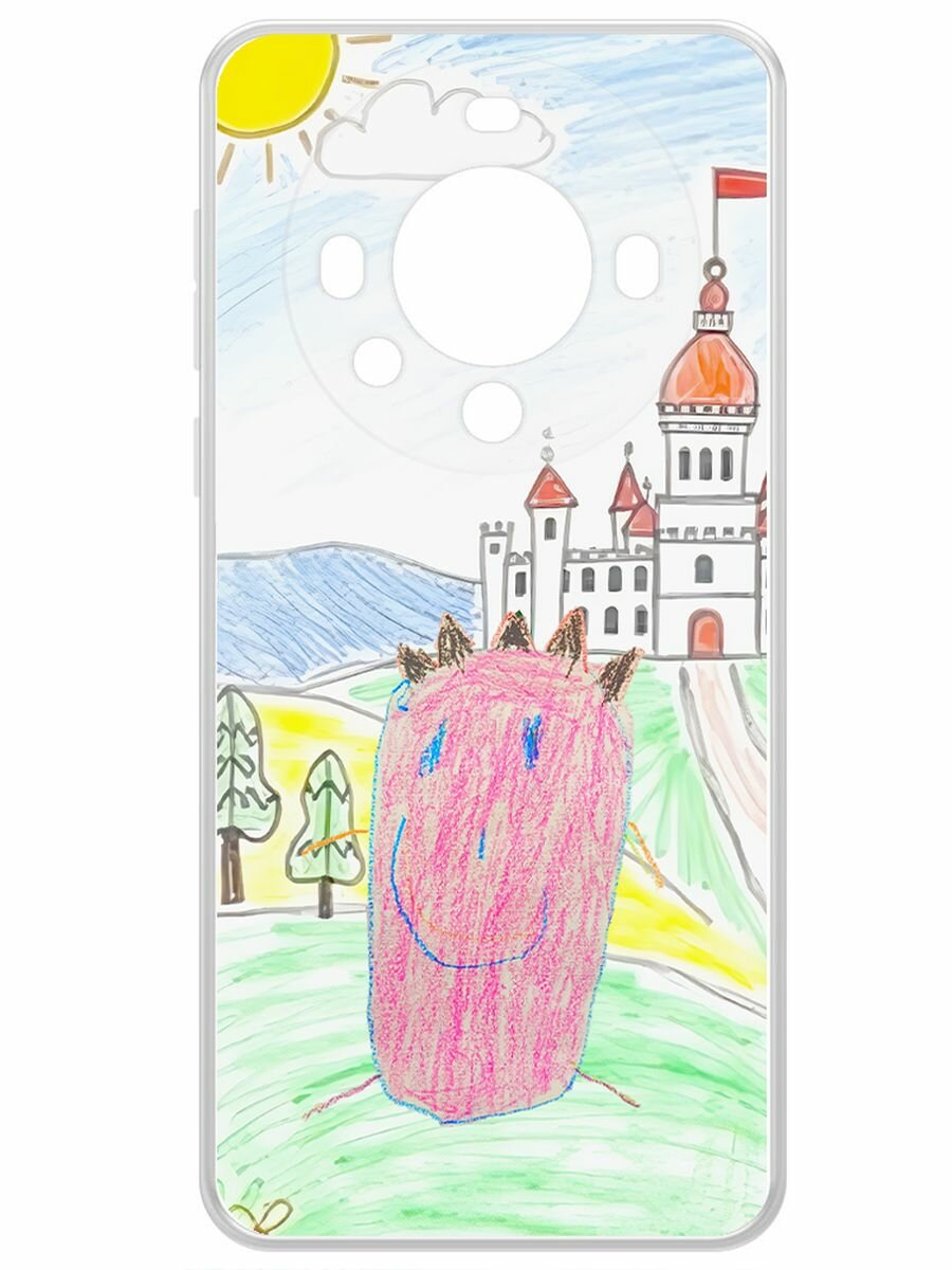 Чехол-накладка Krutoff Clear Case Король Рамбутан для Huawei Mate 60