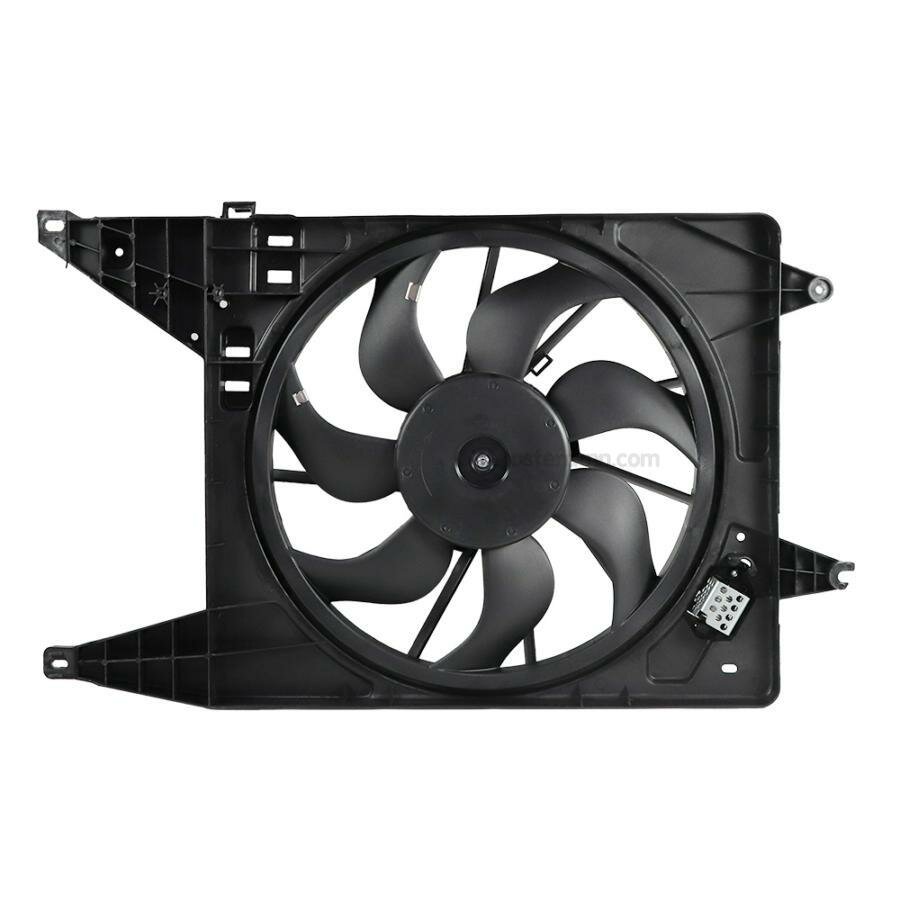 PEKAR 8200765566 Электровентилятор охлаждения для а/м LADA Largus КS0_, RS0_, RENAULT Duster HS_ (с кожух, резист, с