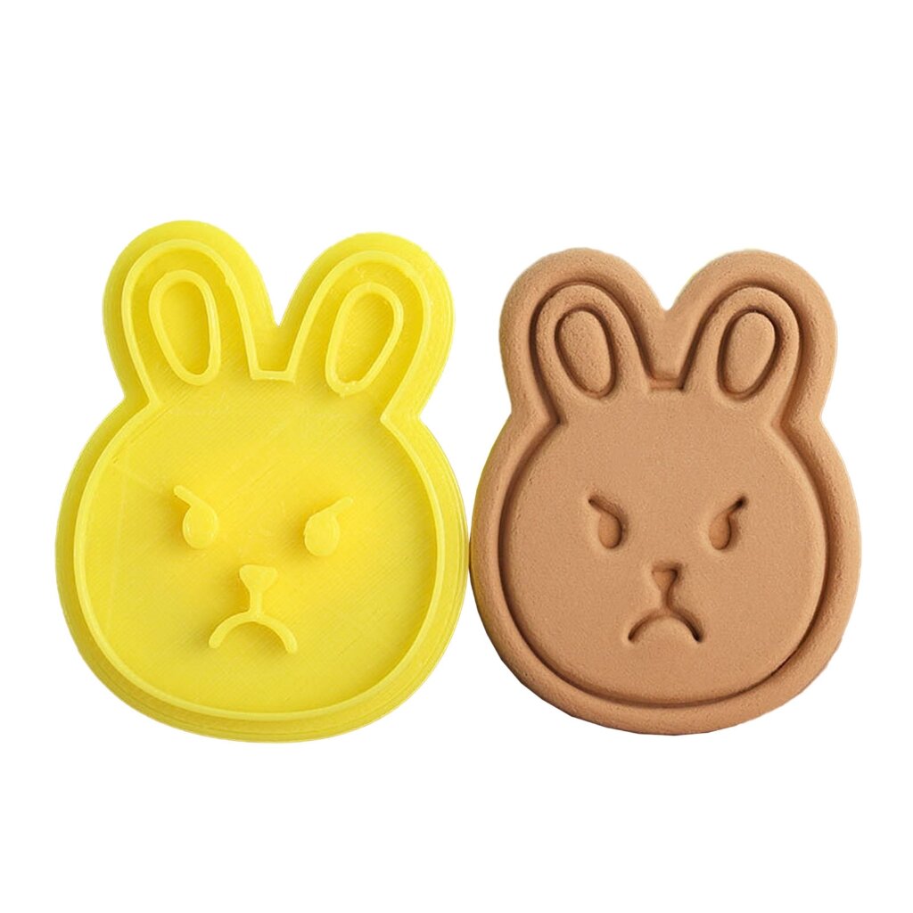 Фортеры печенья мультфильм милый кролик бисквит -резак